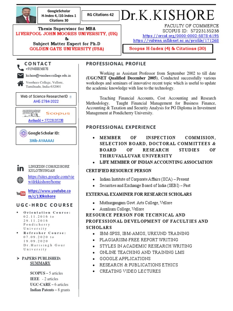 Kishore | PDF | Internet Of Things | Artificial Intelligence