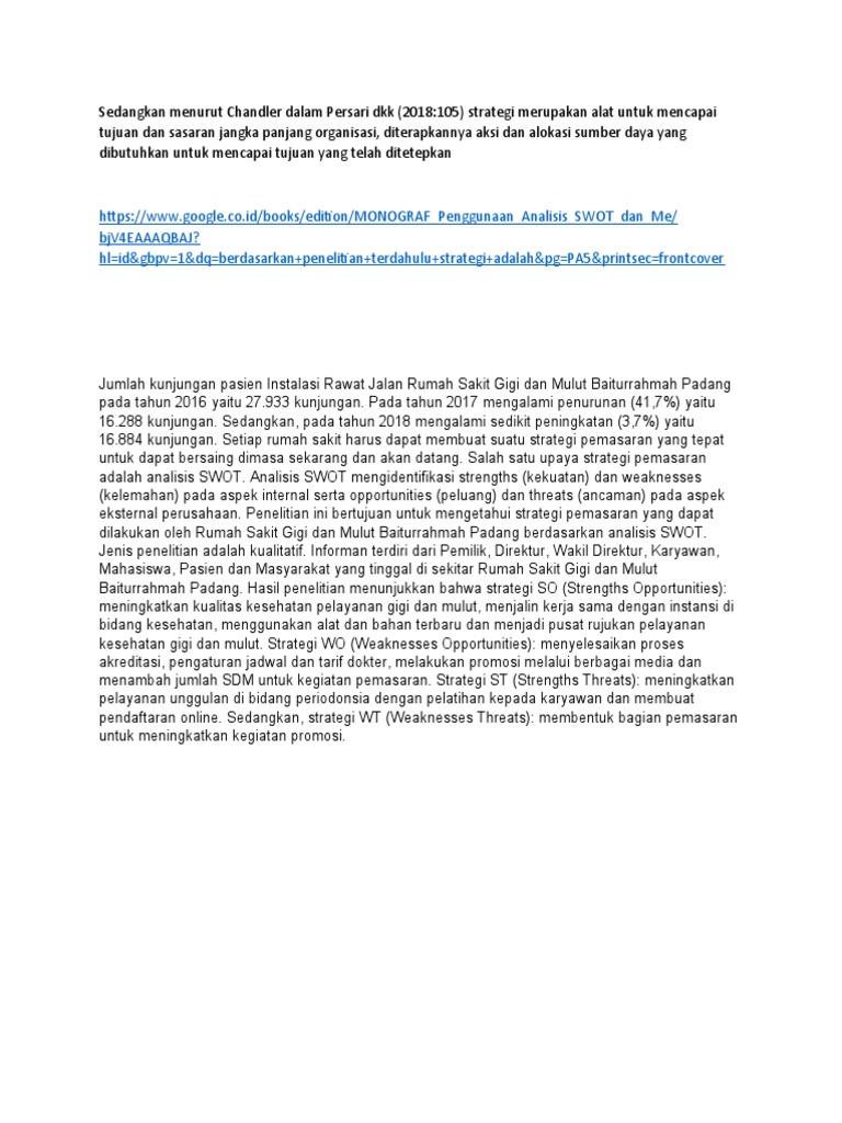 Sedangkan Menurut Chandler Dalam Persari DKK | PDF