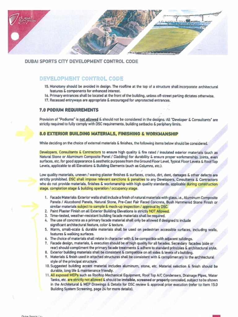 DSC Development Control Code | PDF