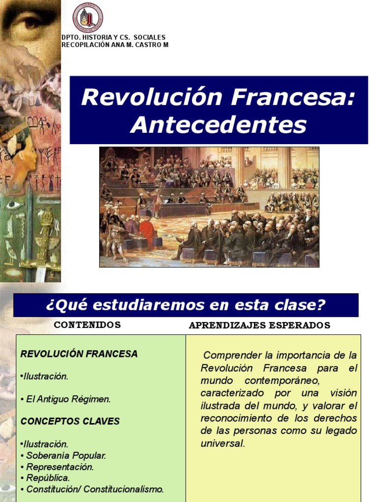 Rev. Francesa Antecedentes | PDF | revolución Francesa | Era de iluminacion
