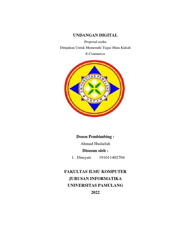 Proposal Undangan Digital | PDF