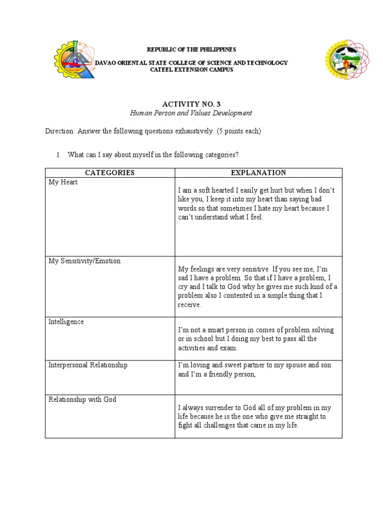 Alvarico, Cherry Mae - Activity 3,5,6,7,8,9,10,11 and 12 | PDF ...