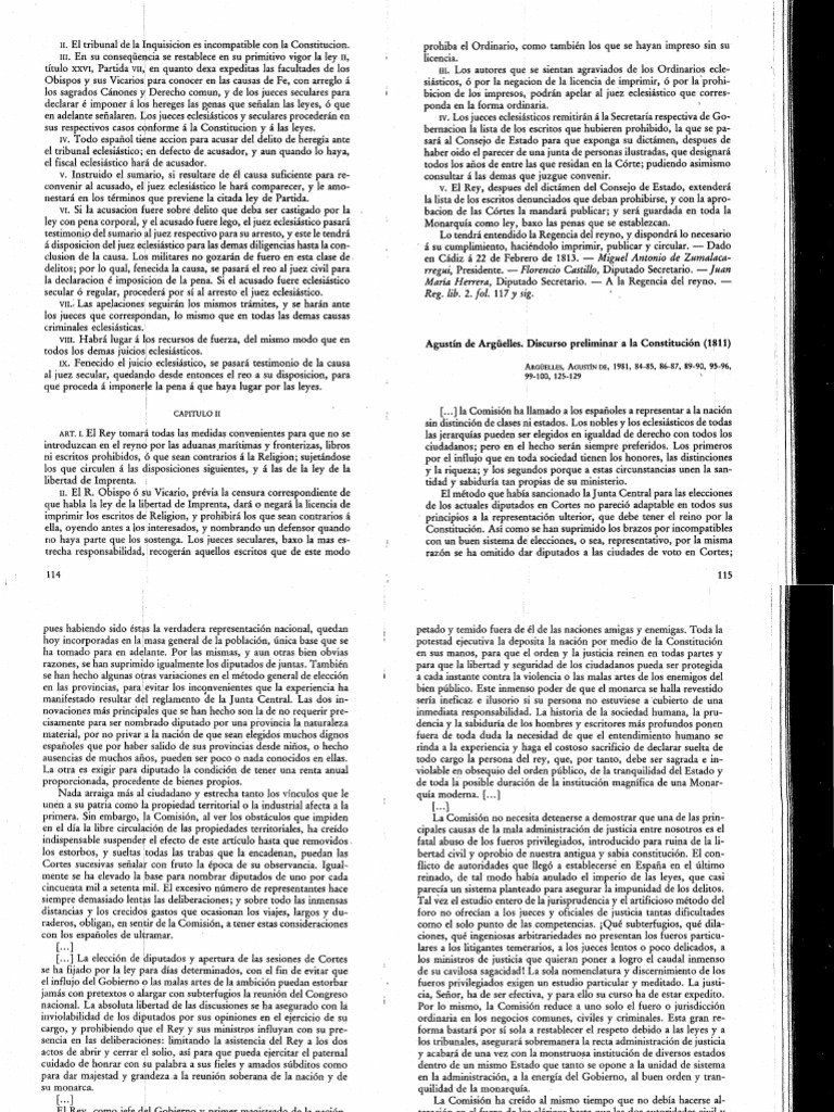 Discurso Arguelles 1811 | PDF