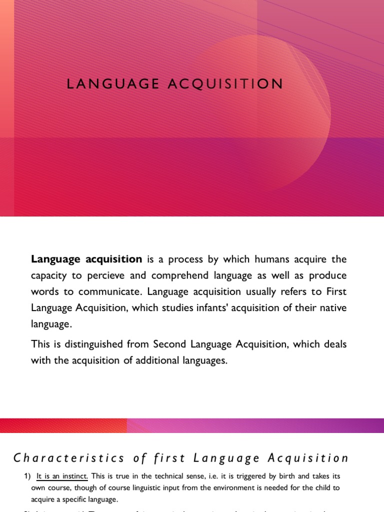 Lesson 1-4 | PDF | Language Acquisition | Imitation