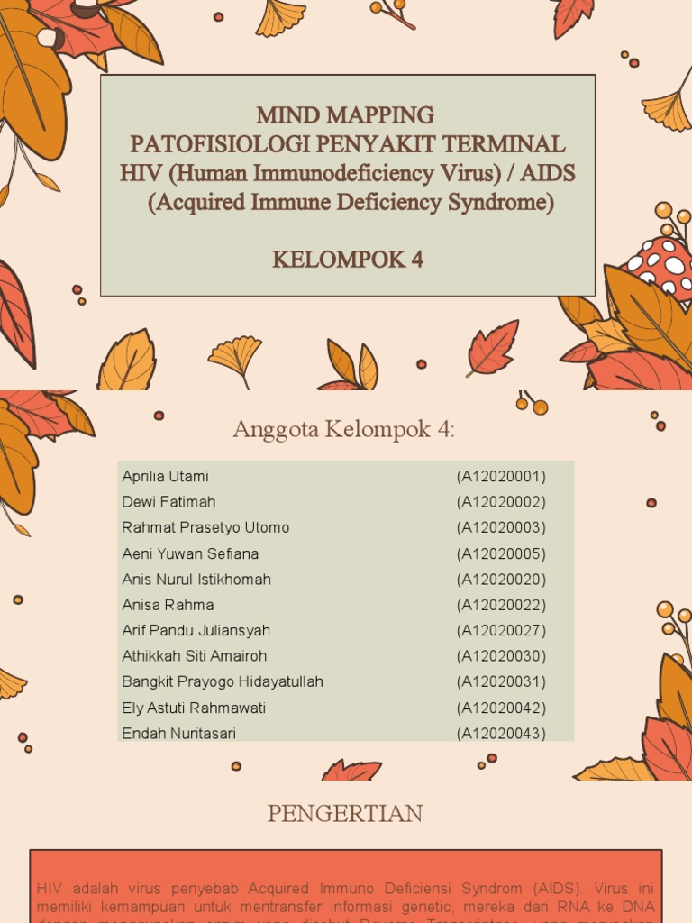 Mind Mapping Hiv Aids - Paliatif - Kel 4 | PDF