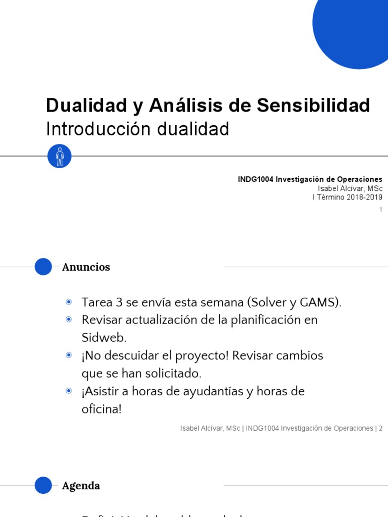 Dualidad y Análisis de Sensibilidad en PL | PDF | Programación lineal | Matemáticas
