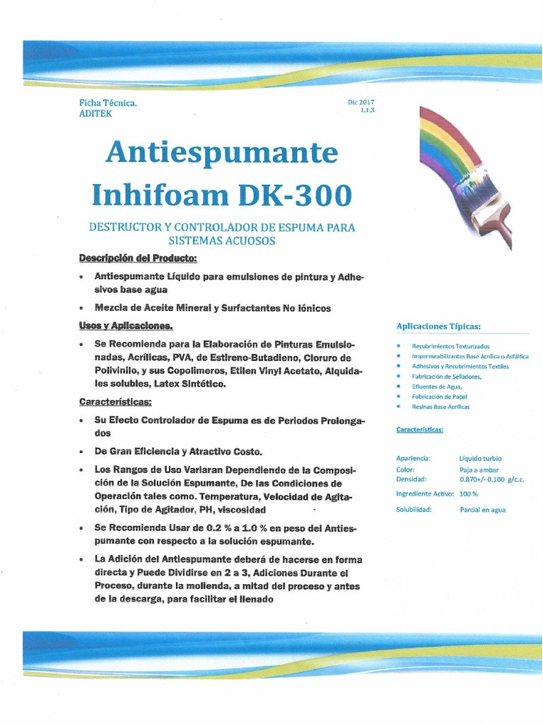 Dk-300 Ficha Técnica | PDF