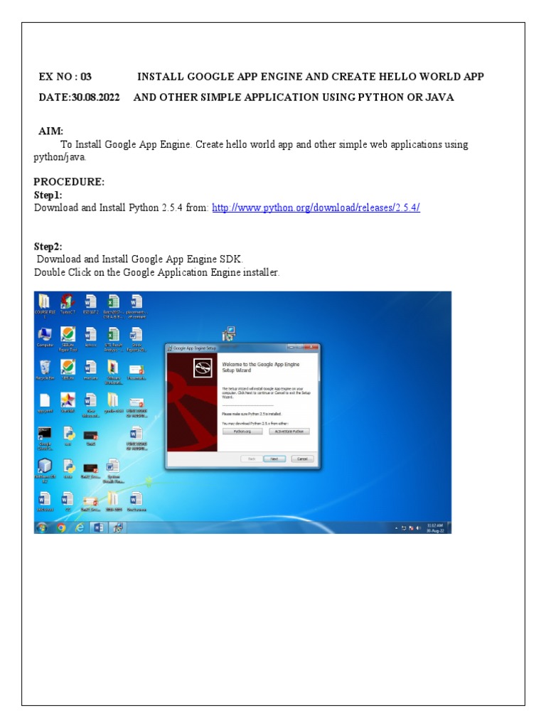 Cloud Computing Google App Engine | PDF | Finance & Money Management | Computers
