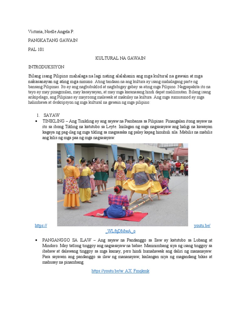 Victoria Noelle Angela Pal 101 Pangkatang Gawain | PDF