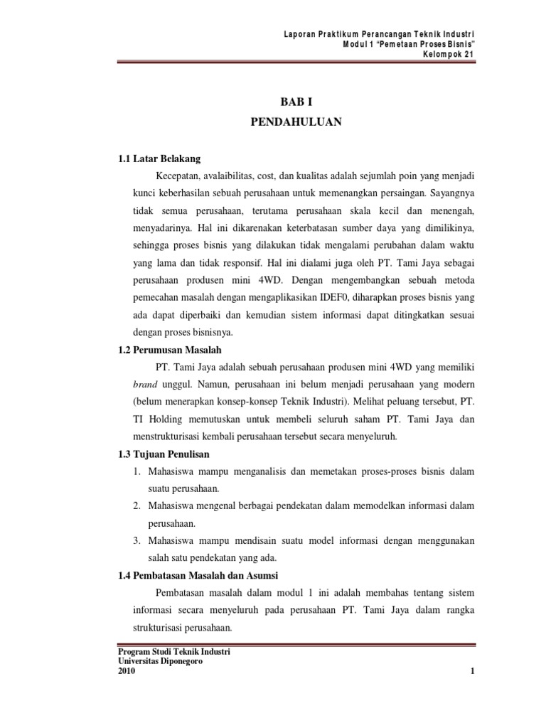 Laporan Modul 1 Kelompok 21 | PDF