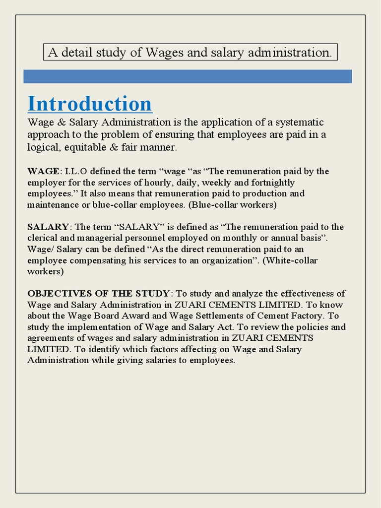 Wages and Salary | PDF | Cost Of Living | Salary