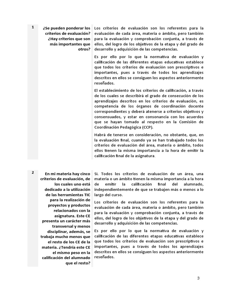 Ponderar Criterios | PDF | Evaluación | Aprendizaje