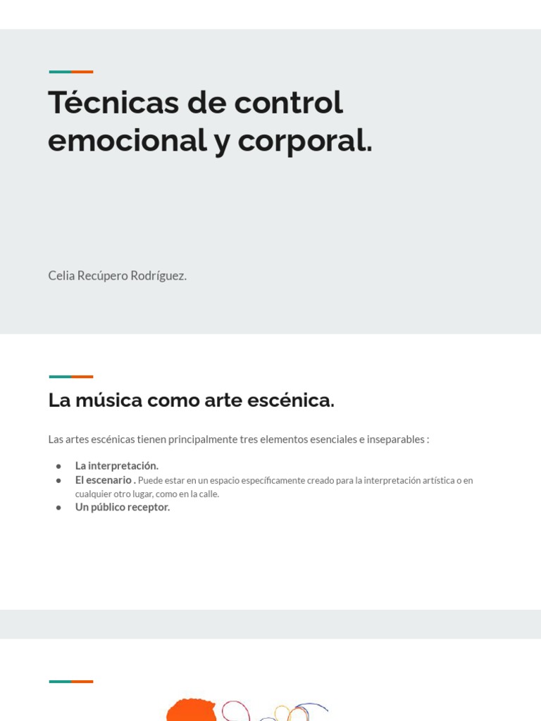 Técnicas de Control Emocional y Corporal. | PDF | Las emociones ...
