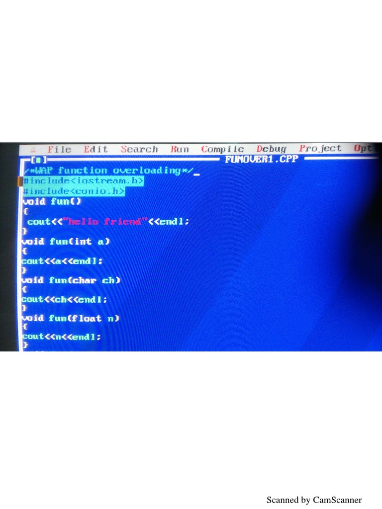Function Overloading | PDF Function Overloading | PDF