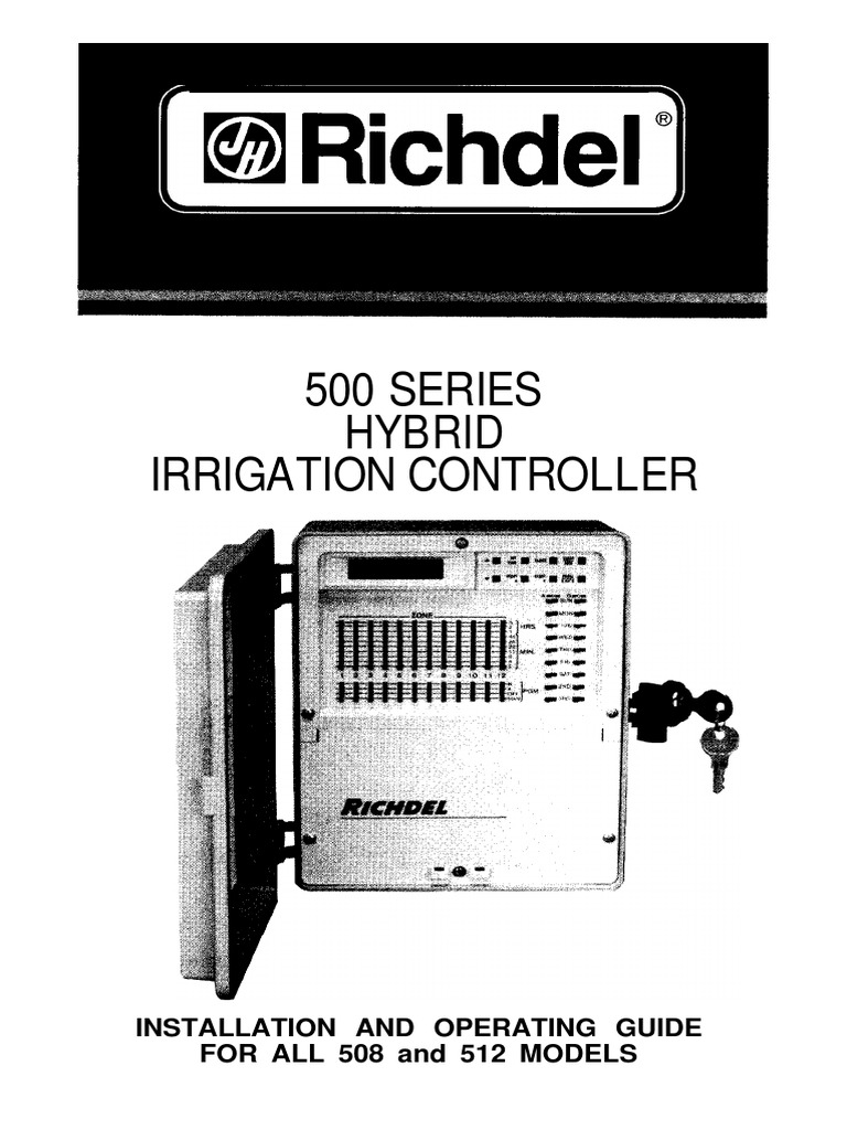 Riego 500-Series-Hybrid-Irrigation-Controller-Iscaper | PDF ...