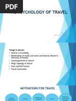 Push and Pull Factors in Tourism | PDF | Tourism | Motivation