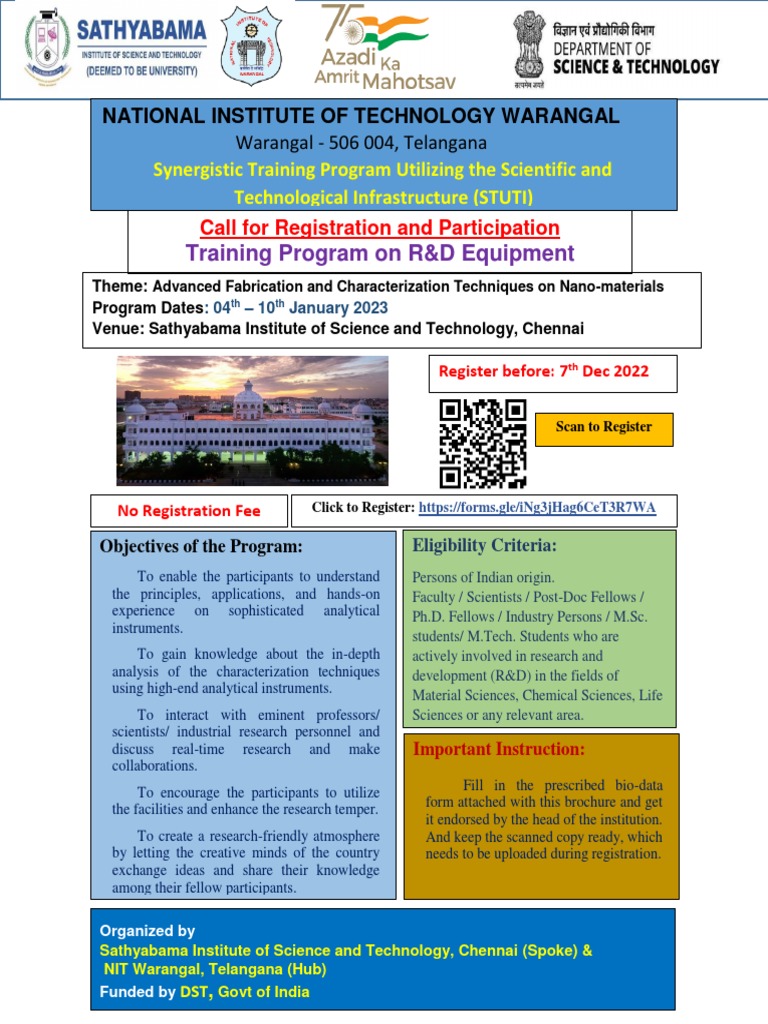 TP-16 SIST Brochure - Final - 21 - Nov - 2022 | PDF | Chemistry | Materials