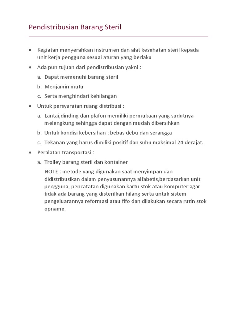 Resume CSSD | PDF | Griya & Taman