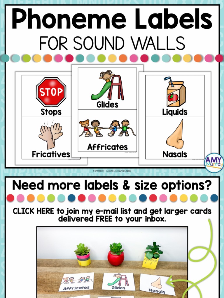 FreePhonemeGroupLabelsforSoundWalls 1 | PDF | Career & Growth | Social ...