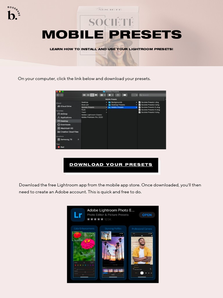 Adobe Lightroom Presets | PDF