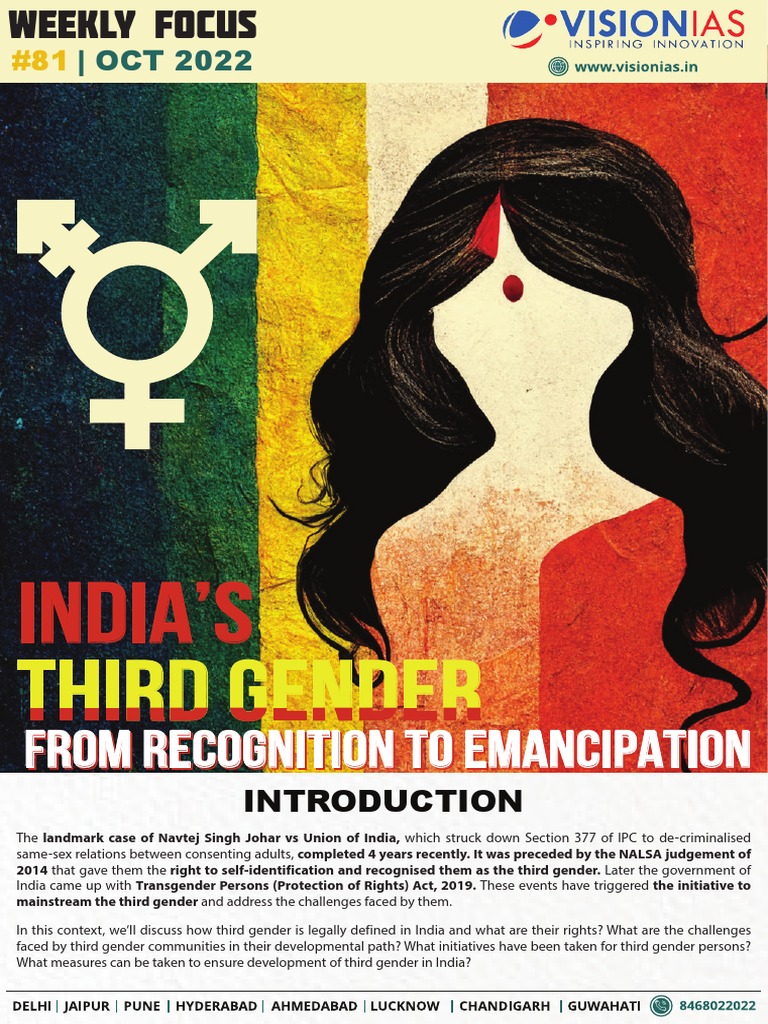 07f5c Indias Third Gender - From Recognition To Emancipation | PDF ...