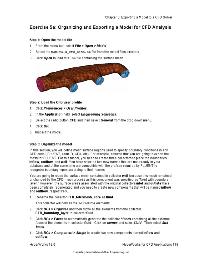 Hypermesh To Ansys Fluent | PDF | Computational Fluid Dynamics | Software