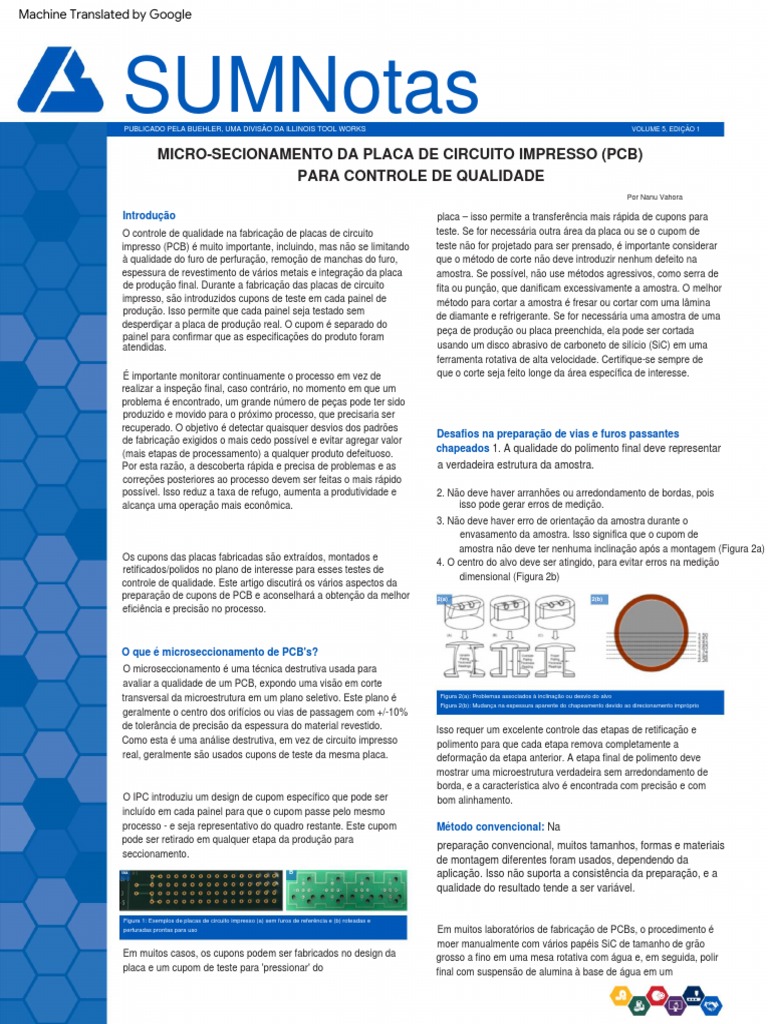 Printed Circuit Board (PCB) Micro-Sectioning | PDF | Placa de circuito ...