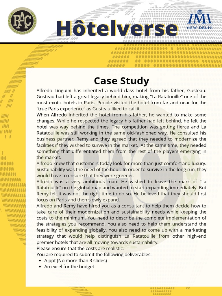 61eacf224abef Case Study Hôtelverse | PDF