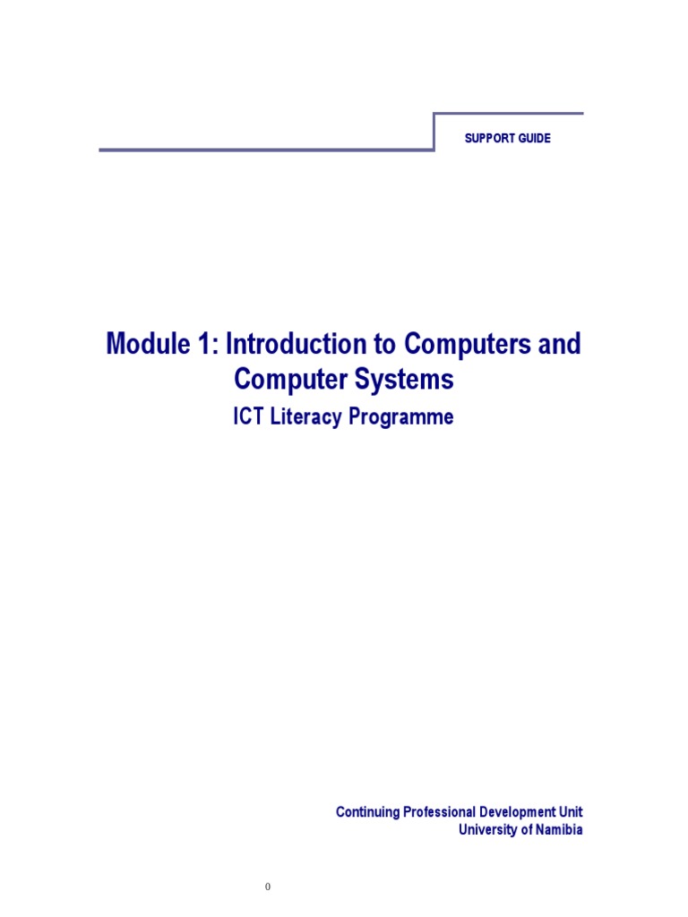 Module 1-ICT Concepts | PDF | Personal Computers | Computer Data Storage