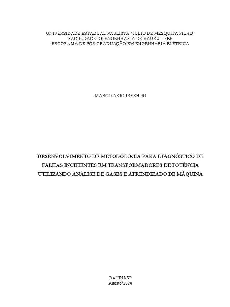 Universidade Estadual Paulista "Julio de Mesquita Filho" Faculdade de ...