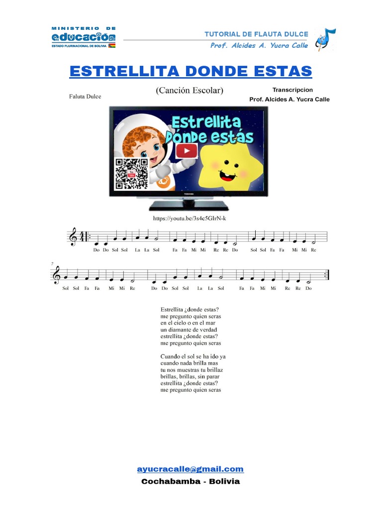 Estrellita Donde Estas Pdf