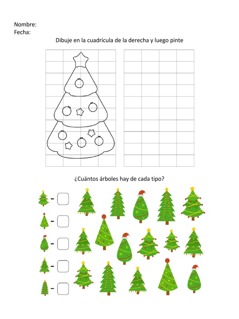 Actividades Cognitivas Navideñas para Niños | PDF