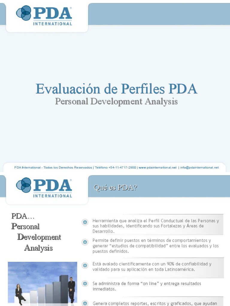 Test Psicometrico PDA | PDF | Gestión de recursos humanos | Comportamiento