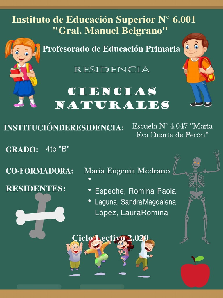 Propuesta Aprobada de Ciencias Naturales 2020 - 4to Grado - Espeche ...