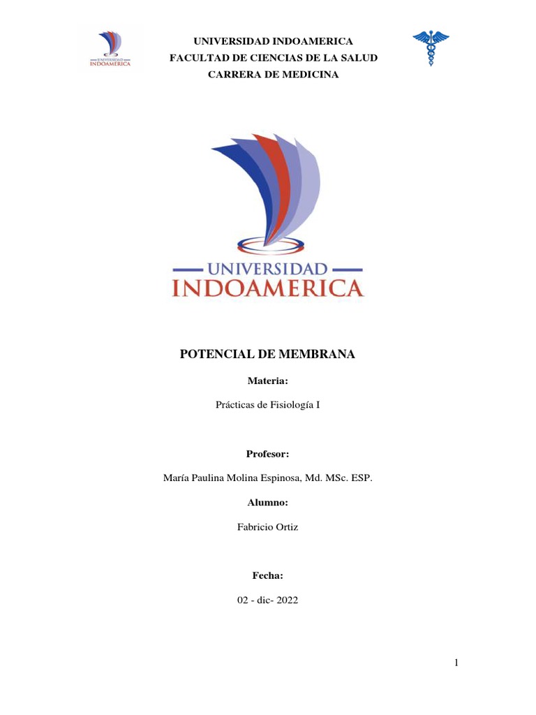 PAE2 Fisiologia FVOT | PDF | Potencial de acción | Neurona
