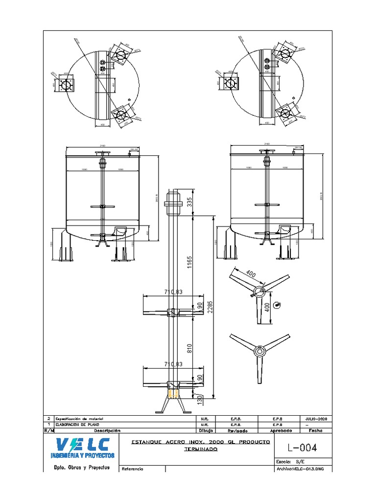 Tanque Inox-Velc | PDF