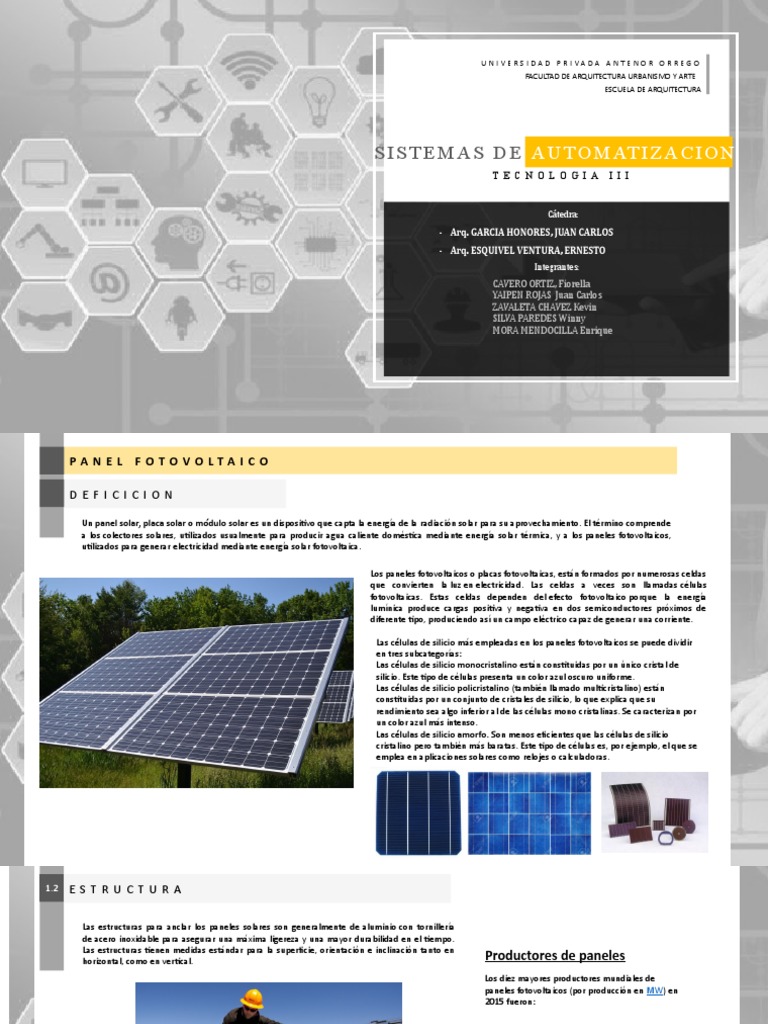 Panel Solar | PDF | Panel solar | Fotovoltaica