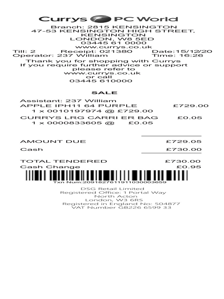 Currys Retail Uk Ip11 | PDF