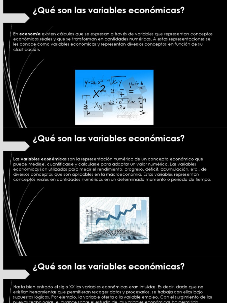 Variables Economicas y Sus Representaciones Graficas | PDF ...