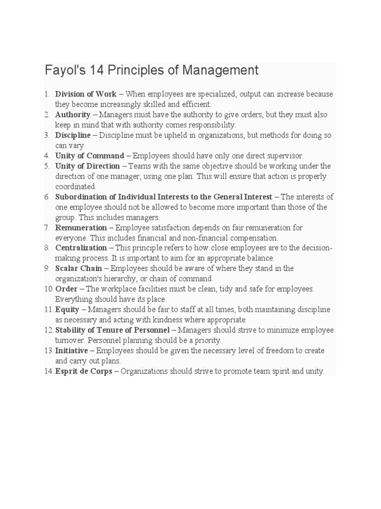 14 Principles | PDF