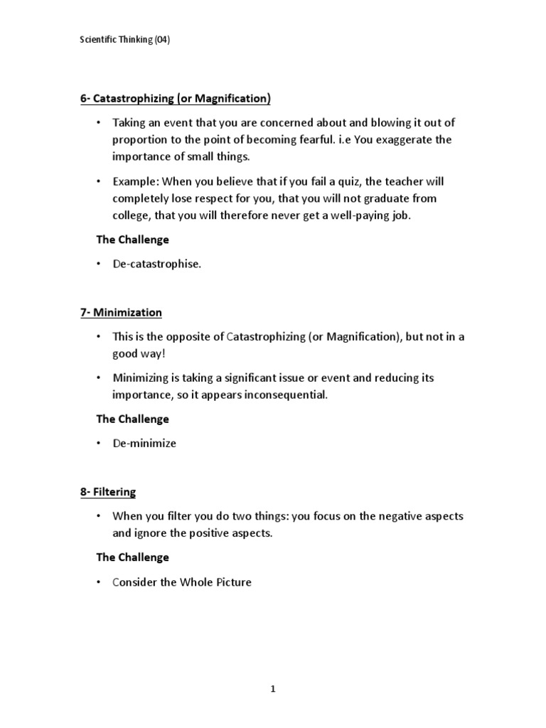 Scientific Thinking 04 Pdf Psychology Methodology
