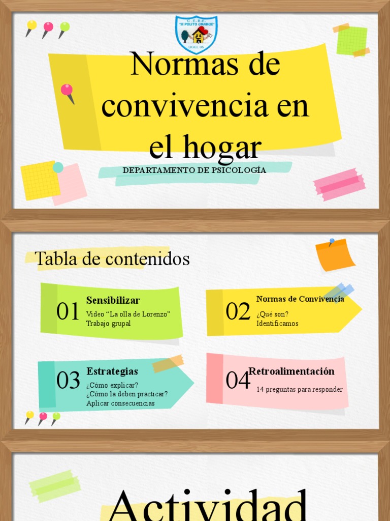 Normas de Convivencia en El Hogar | PDF | Sicología | Conceptos psicologicos