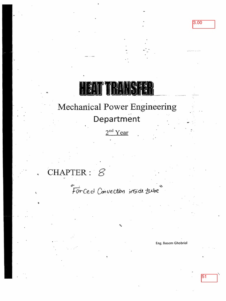 Analysis of Heat Transfer Through Pipes, Ducts, and Annular Regions in ...