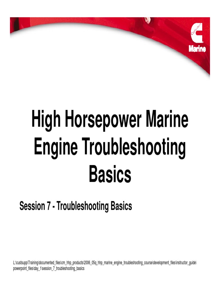 Session 7 Troubleshooting Basics (Compatibility Mode) | PDF | Turbocharger | Internal Combustion ...