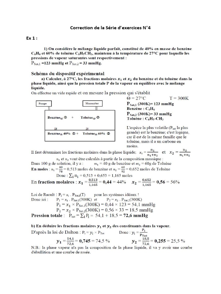 Correction Série d'Exercices 4 | PDF
