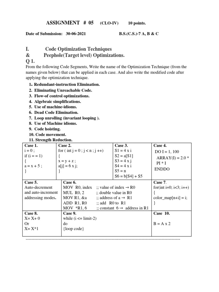 Assignment # 5 - 5 | Download Free PDF | Integer (Computer Science) | Theoretical Computer Science
