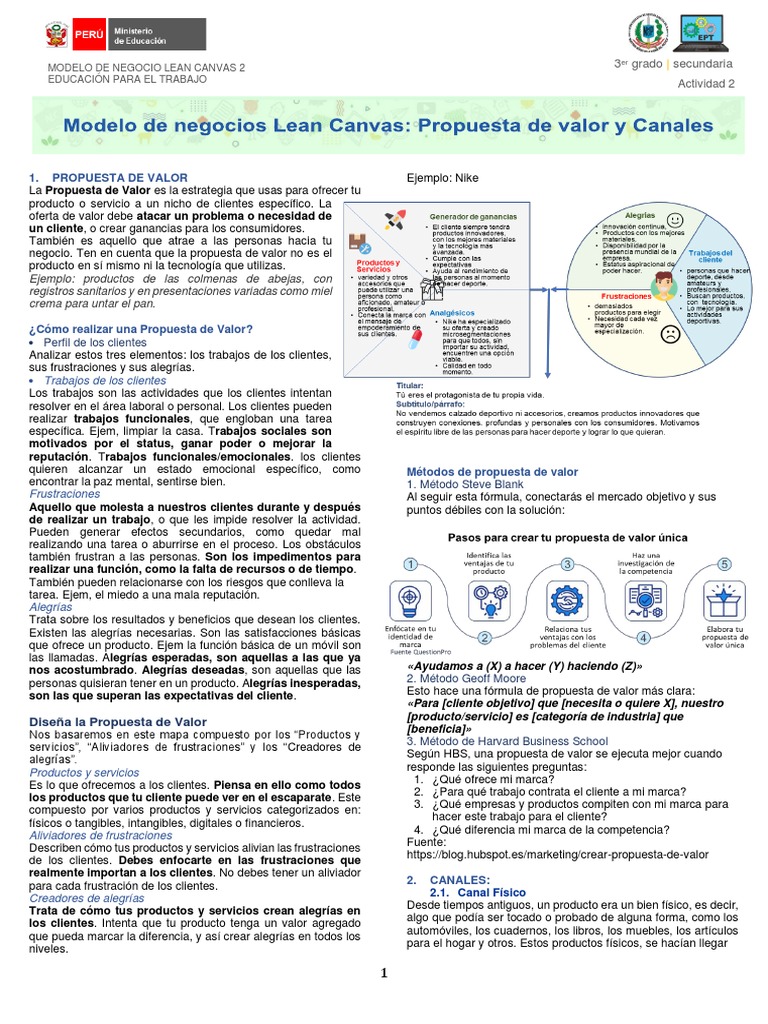 EPT 3 Lean Canvas II | PDF | Facebook | Hipótesis