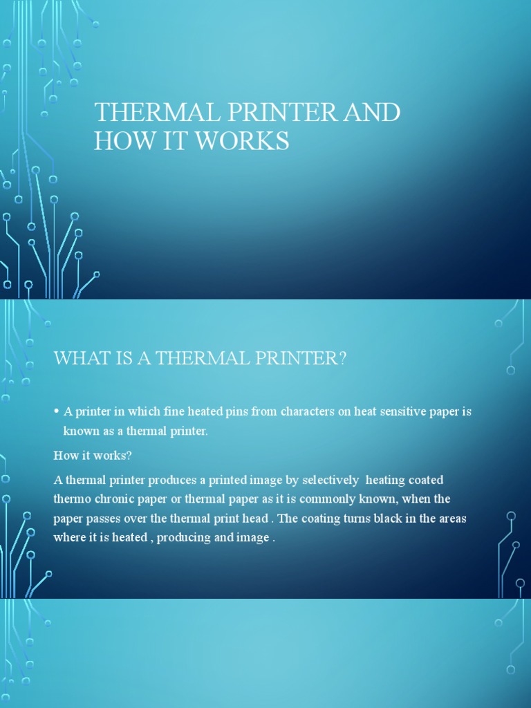 Thermal Printers PDF | PDF