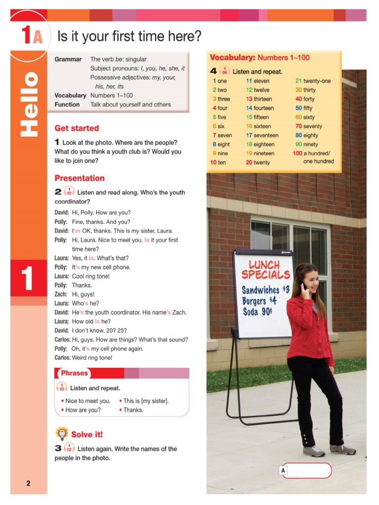 In-Sync 1, Units 1-2, SB | PDF