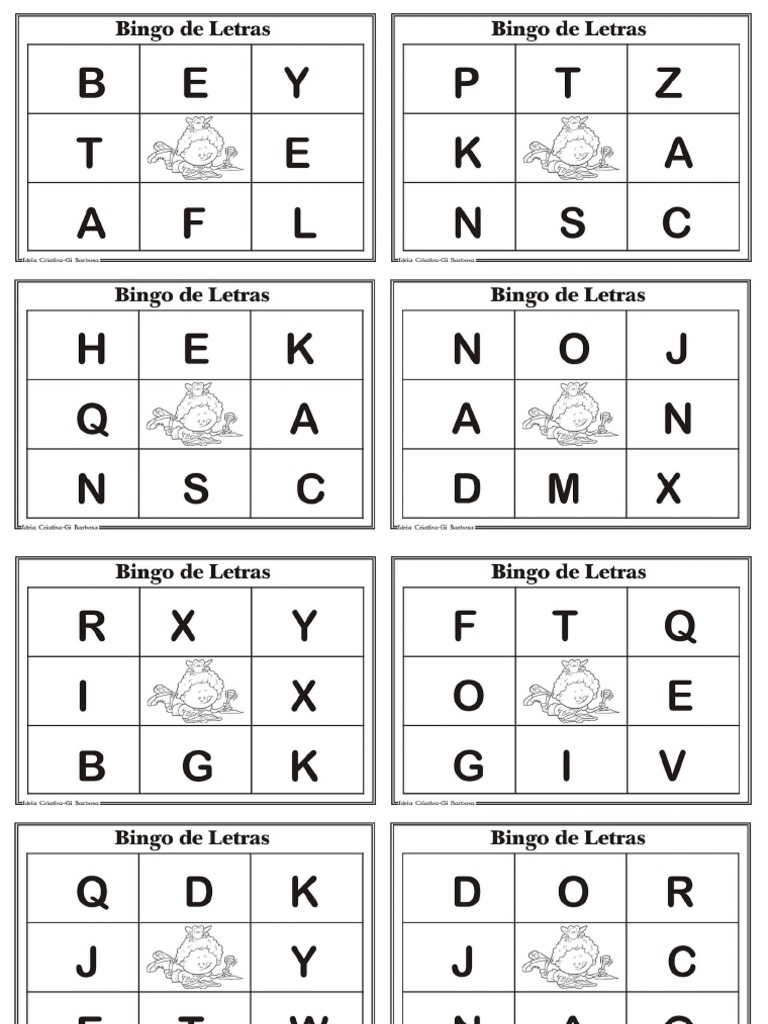 Bingo Alfabeto | PDF